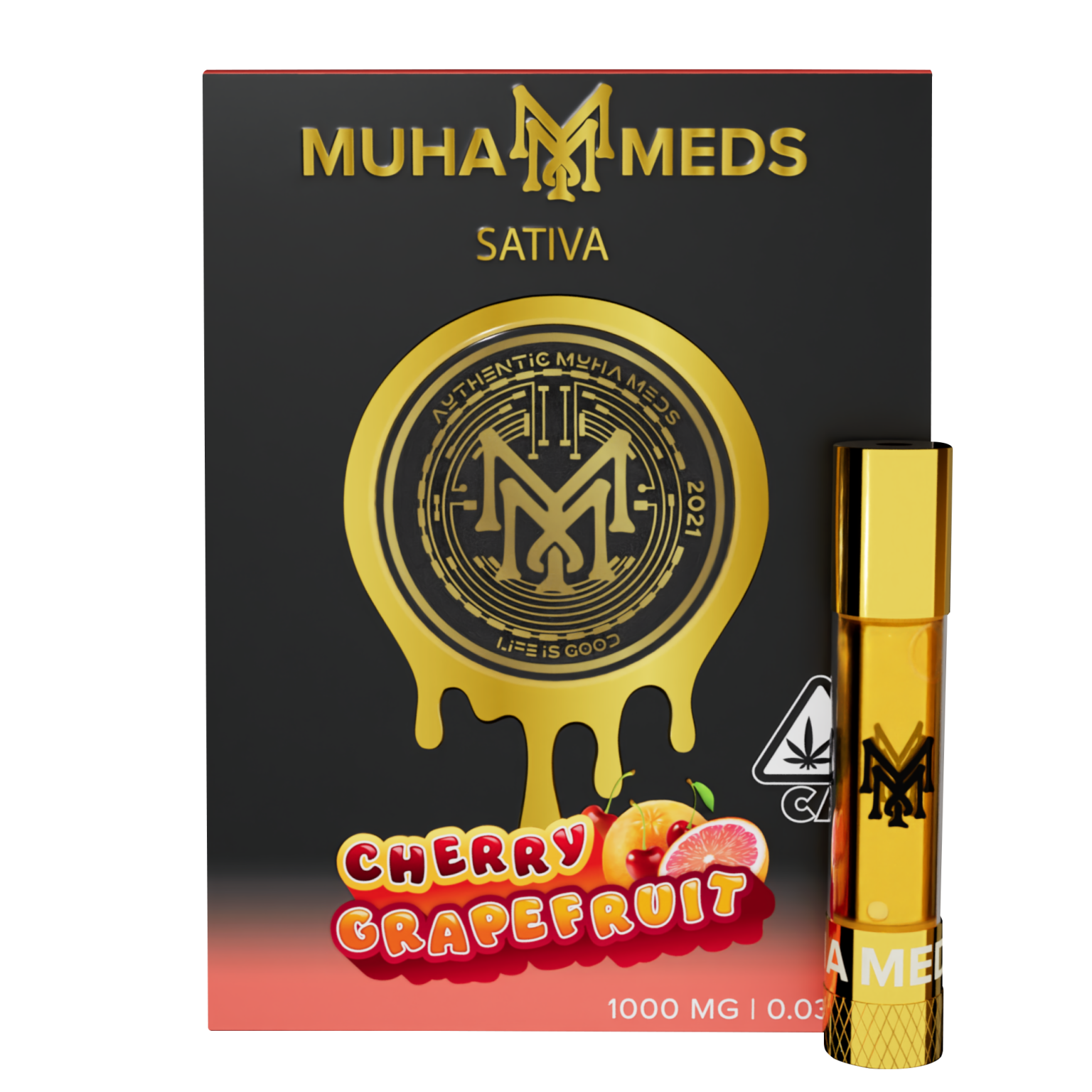 Cartucho Muha Meds Cherry Grapefruit Sativa VACÍO - Imperioseeds Grow ...